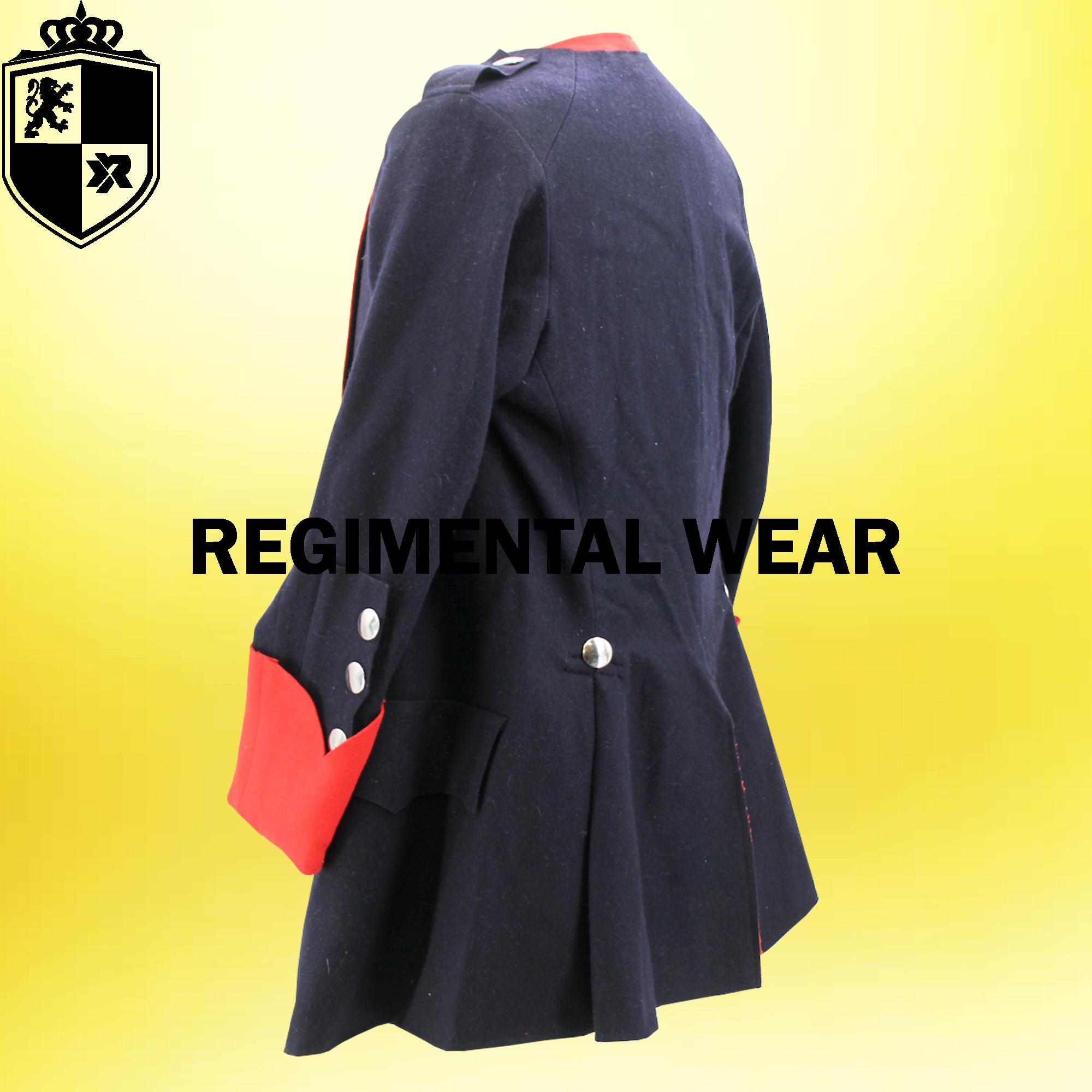 Navy Blue Wool Frockcoat: 18th Century Colonial Regimental Jacket - Etsy