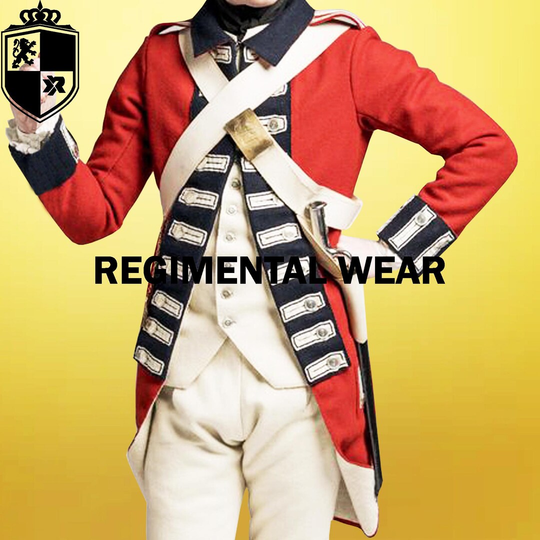 1770s Colonial War Jacket, Revolutionary War Jacket, Continental Army ...