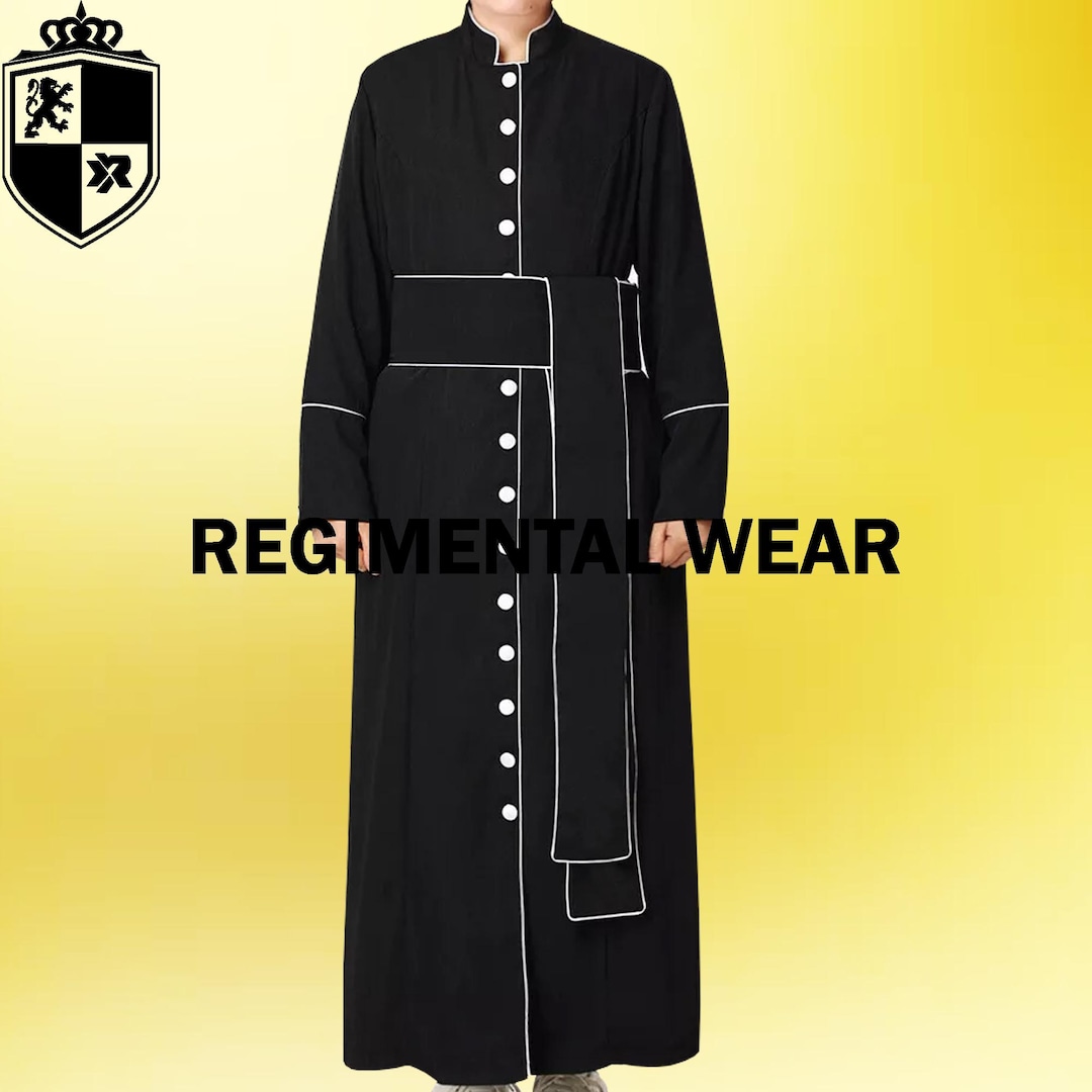 New Priest Clergy Robe, Roman Clergy Robe, Preacher Robe, Liturgical ...