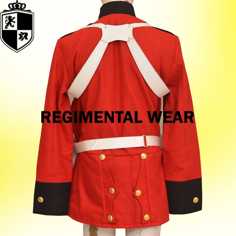 New British 24th Foot Regiment Uniform, Zulu War Tunic, Zulu Battle Re-enactment Uniform ...
