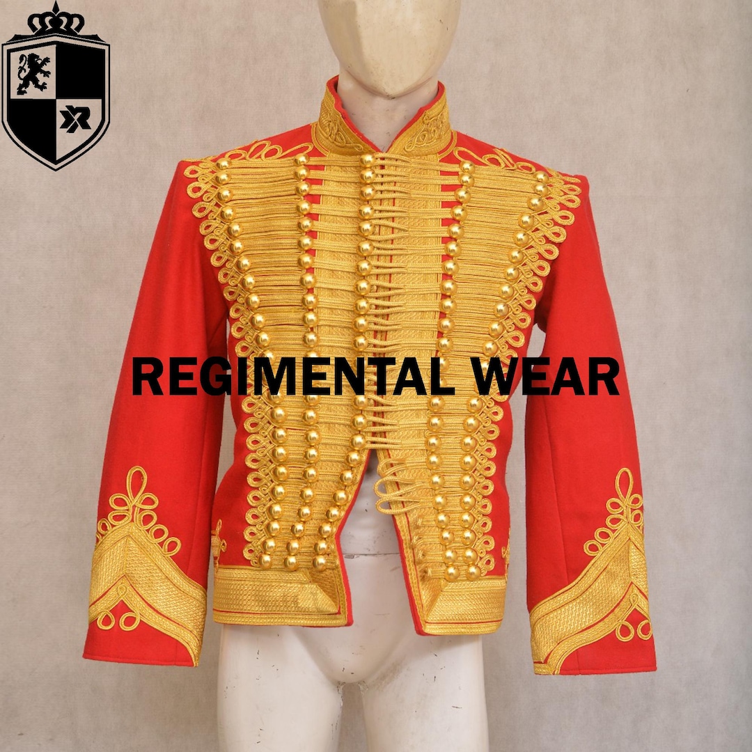 Dolman Hussar Jacket, Hussar Pelisse, Napoleonic Hussar Jacket ...