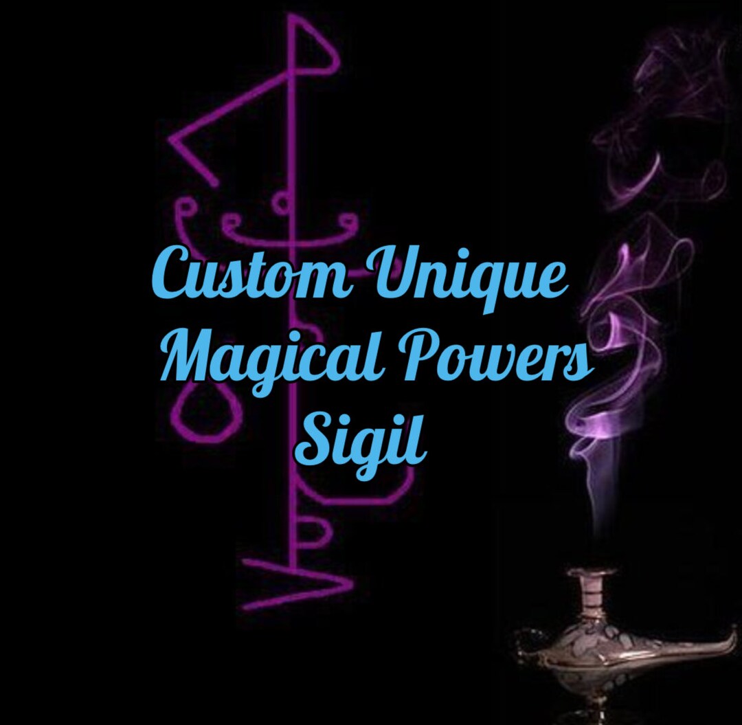 Custom Unique Magical Powers Sigil One of the Kind, Developed ...