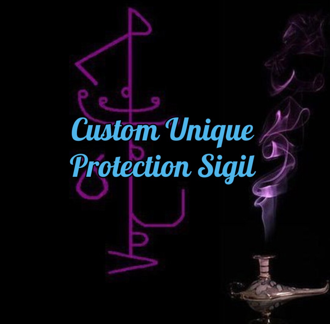 Custom Unique Protection Sigil One of the Kind, Developed Specifically ...
