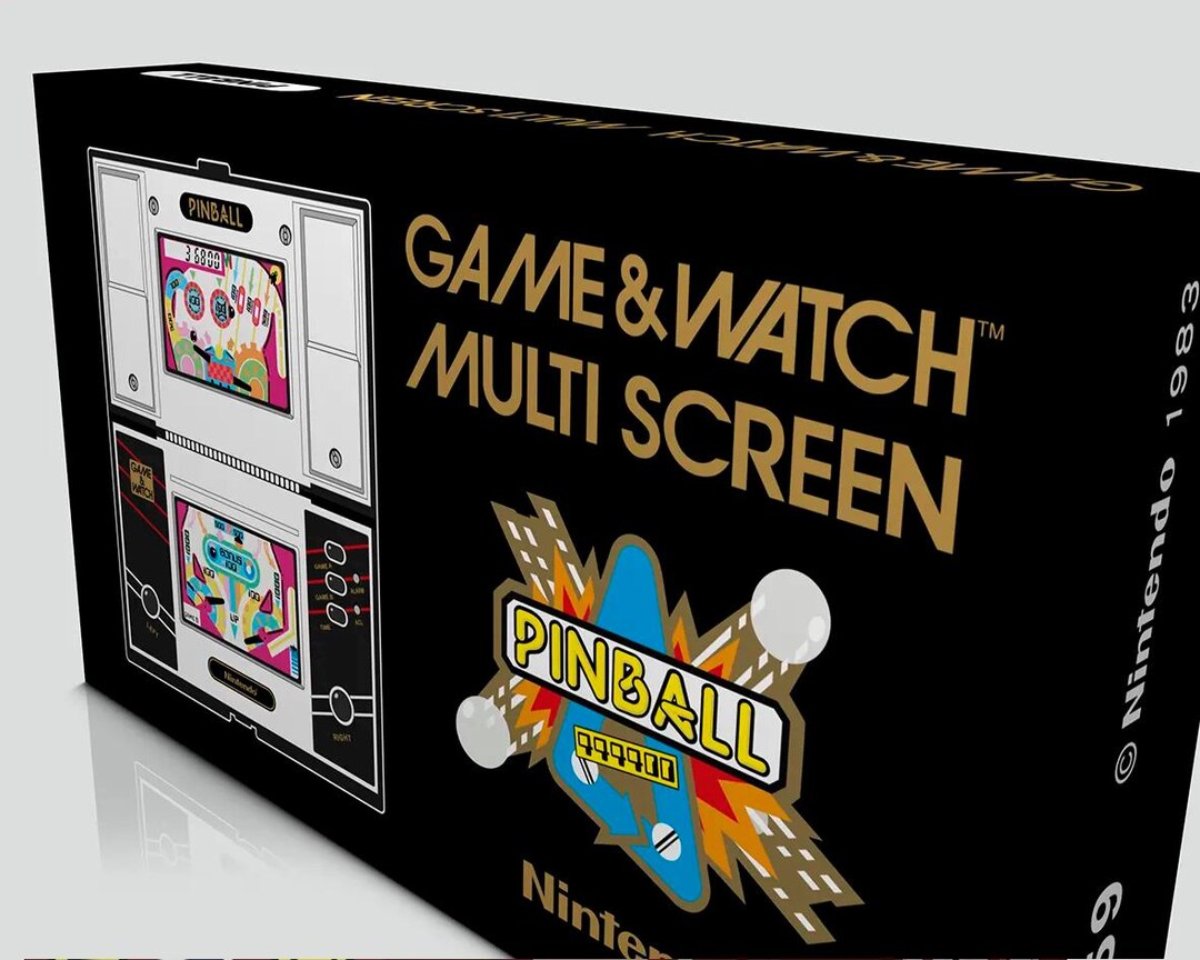 Game & Watch | Pinball | 1983 | Replacement Box + Instructions + Inner ...