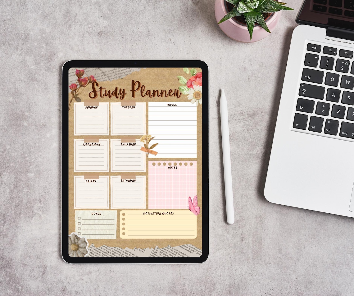 Minimalist Study Planner PDF | Printable | Student Organizer | FREE ...