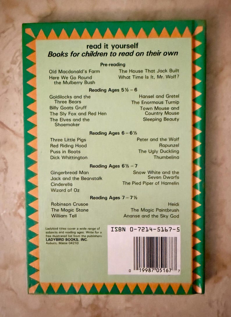 Rapunzel Ladybird Book: 1980s Read It Yourself Edition - Etsy