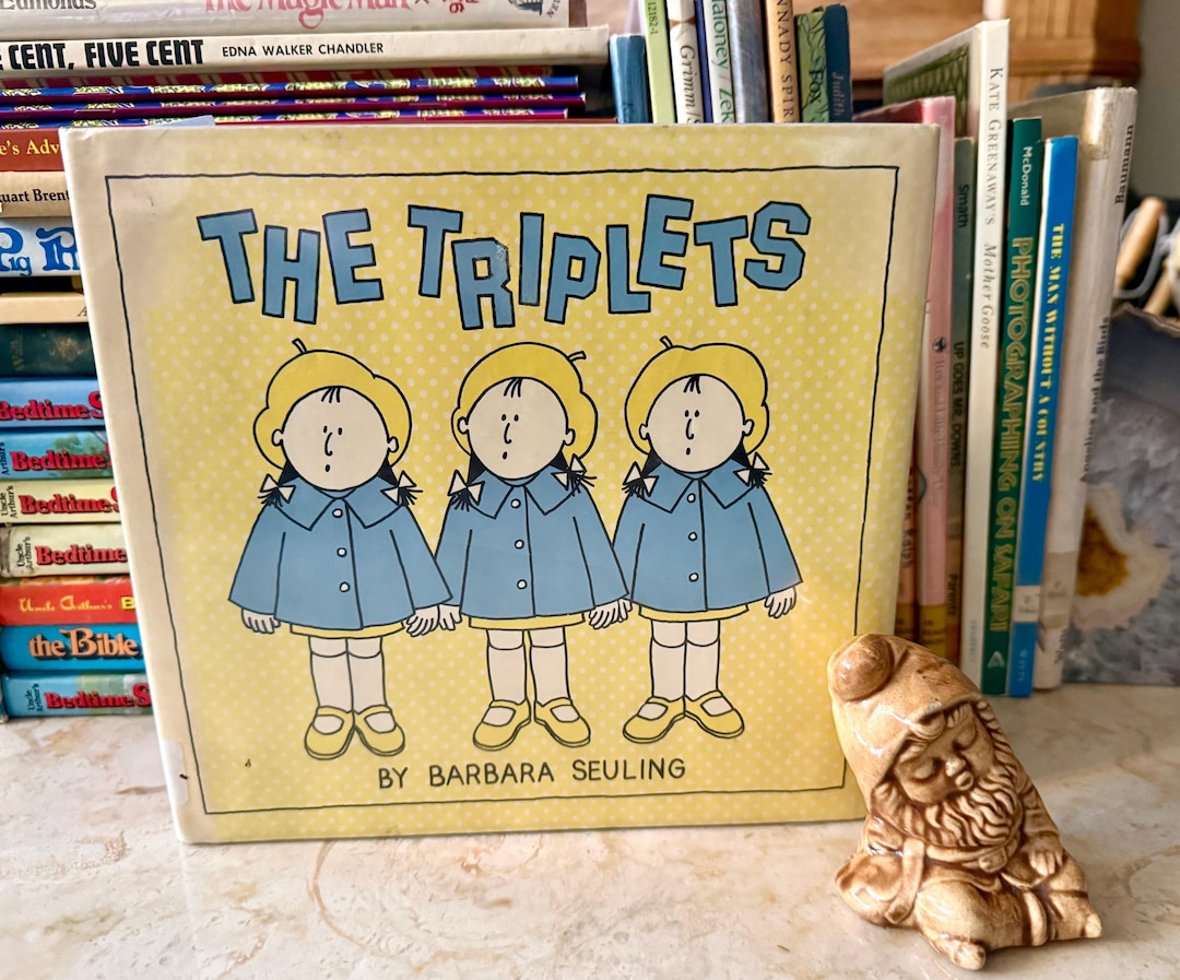 The Triplets: Barbara Seuling 1980 Hardcover Library Edition - Etsy