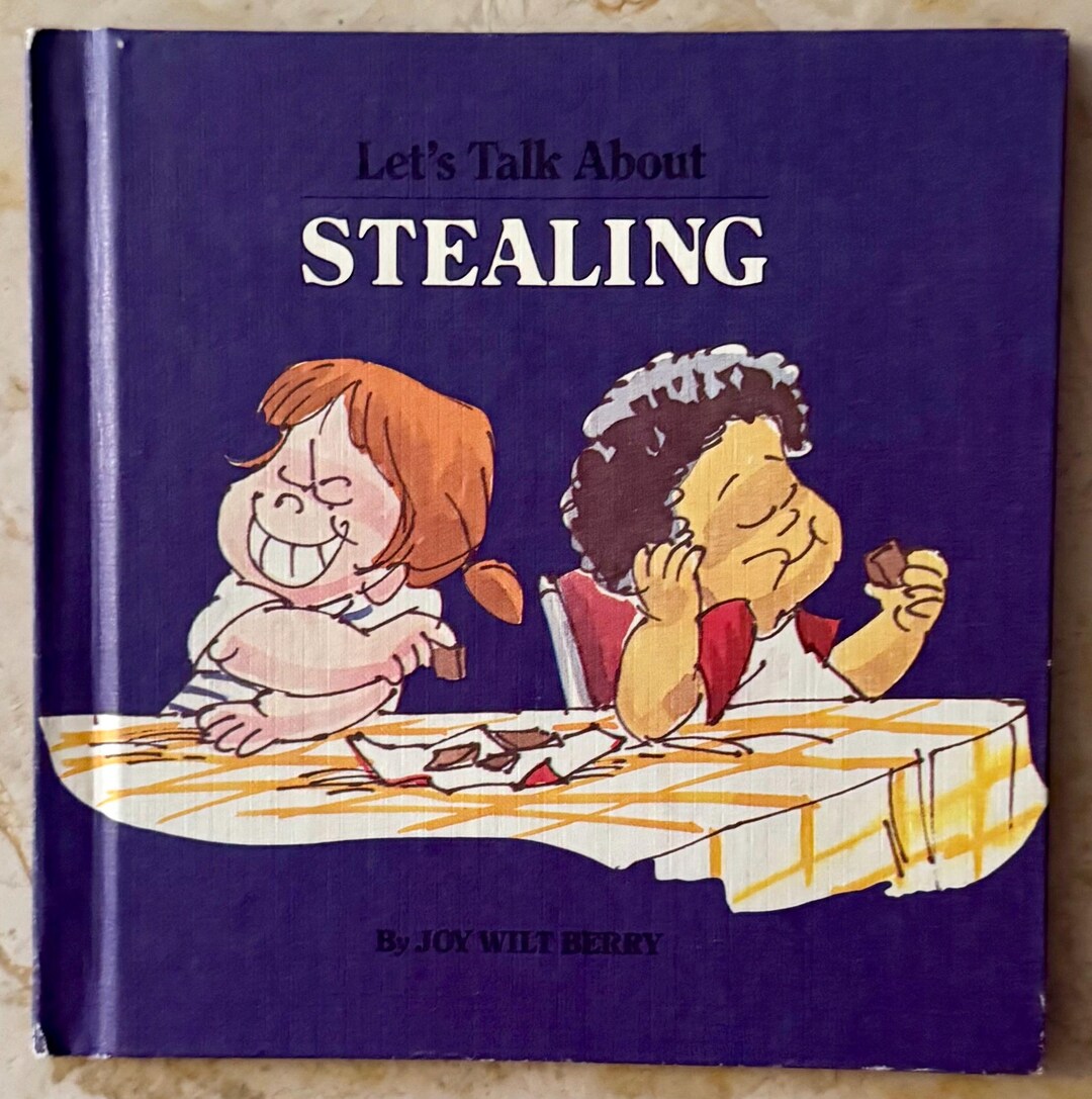 Let's Talk About Stealing: Joy Wilt Berry, First Edition HMBG Book - Etsy