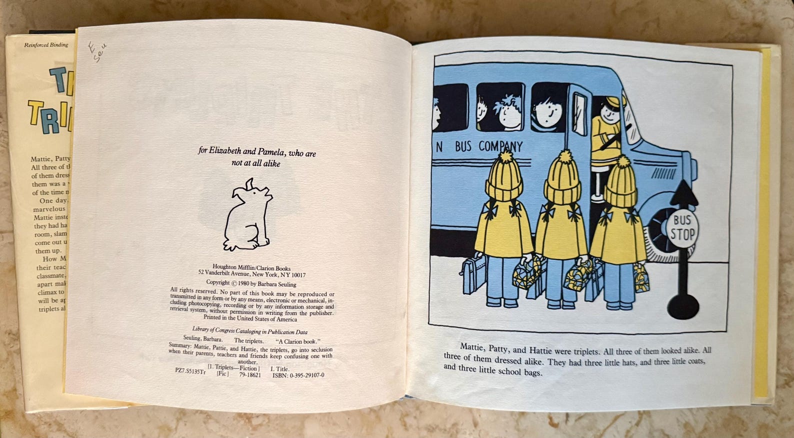 The Triplets: Barbara Seuling 1980 Hardcover Library Edition - Etsy