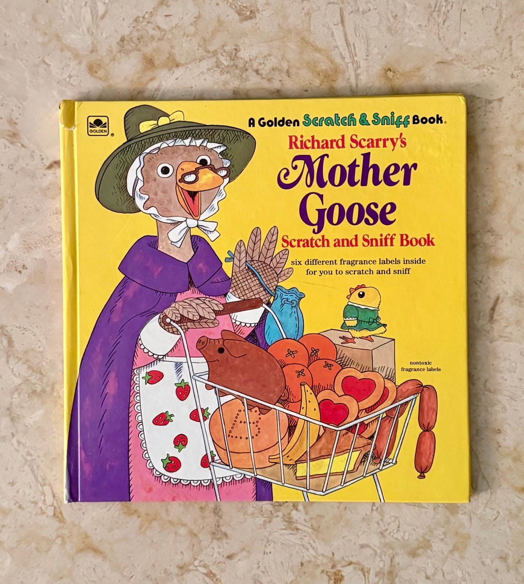 Vintage Richard Scarry's Mother Goose Scratch & Sniff Book: 1979 ...