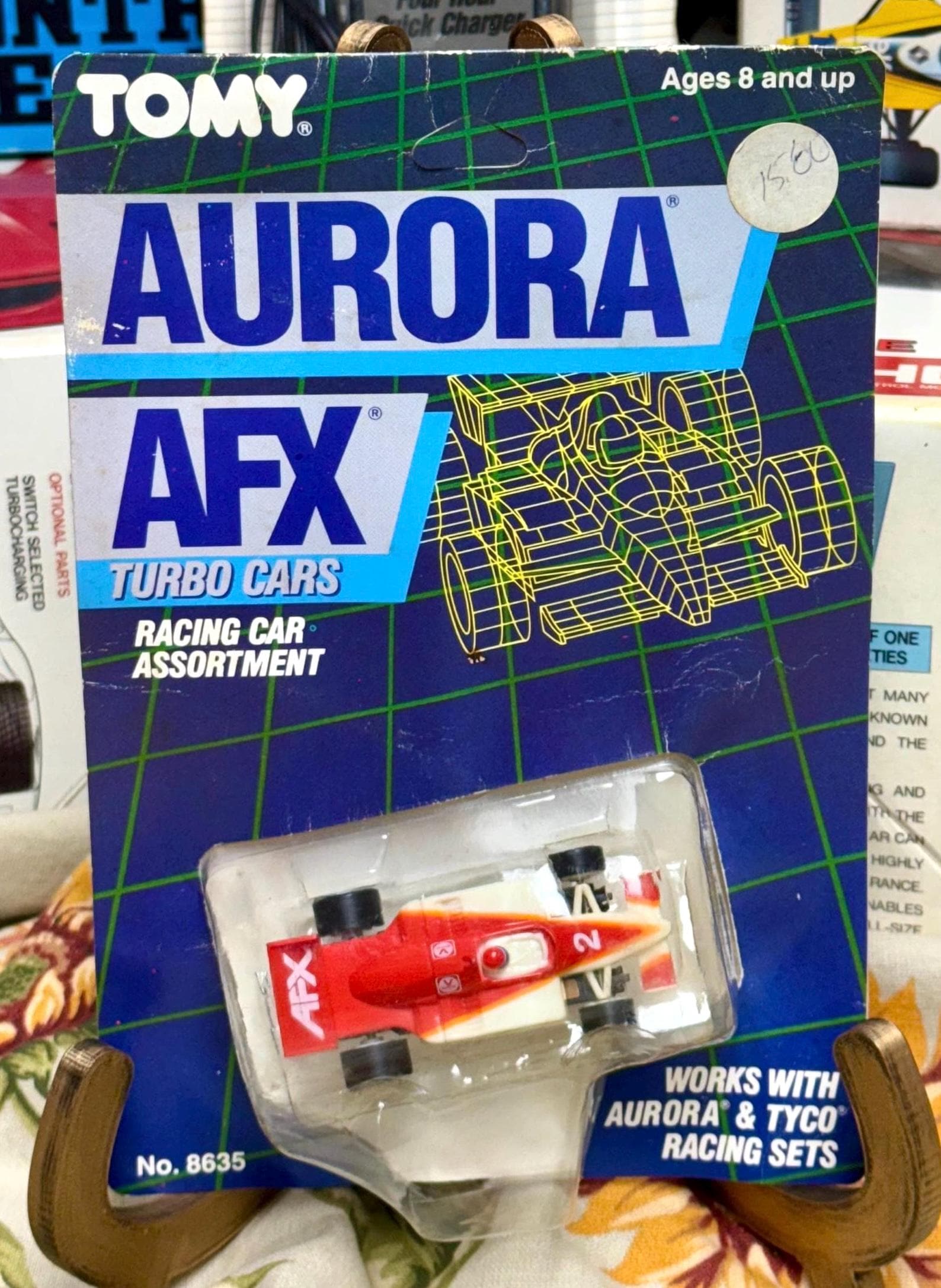 TOMY Aurora AFX Turbo Slot Car #2 Electric Racing 1986 No. 8635 ...
