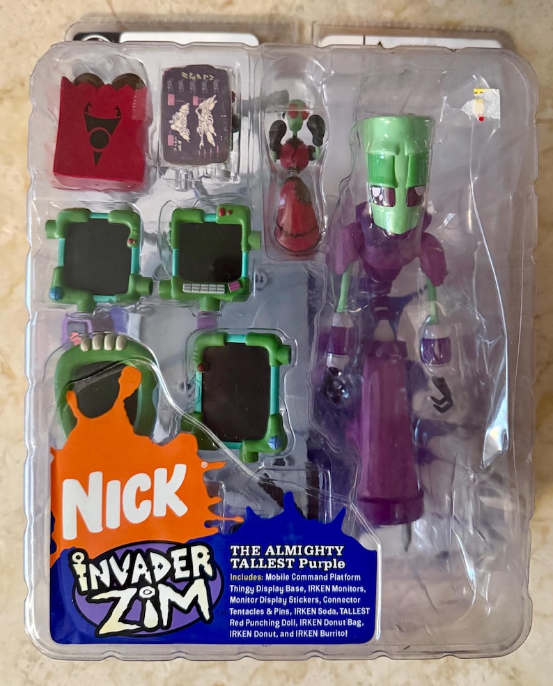 Invader Zim: the Almighty Tallest Purple, Action Figure Series 1 ...