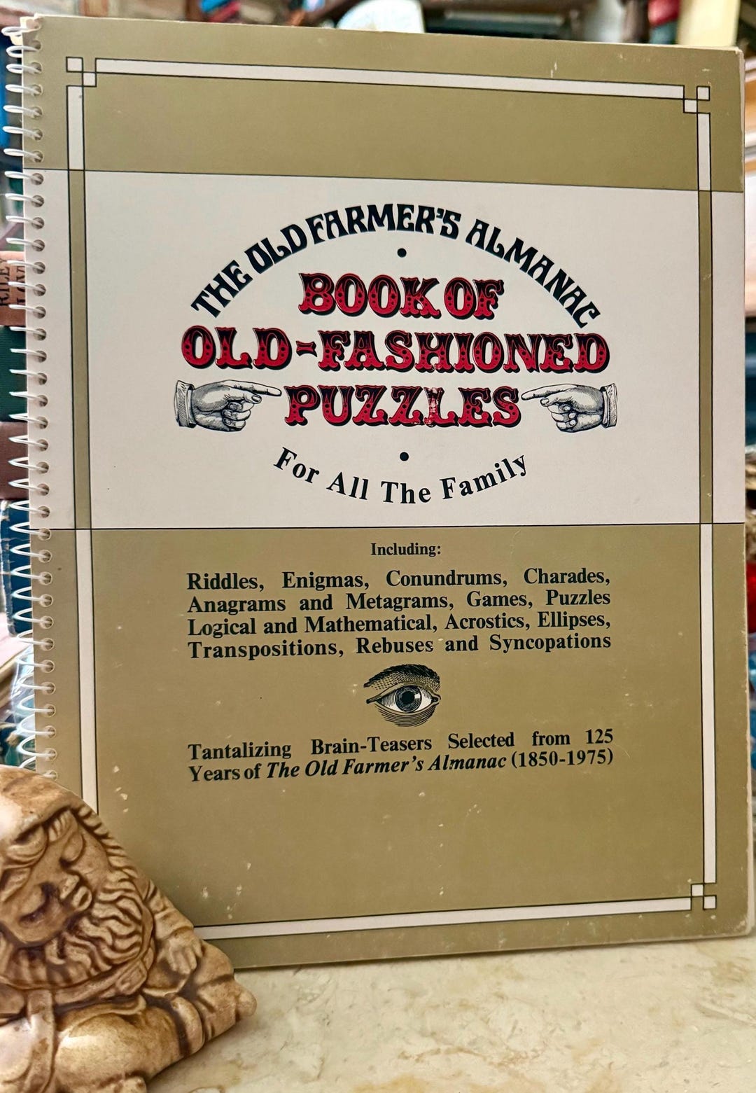 Farmer's Almanac: Old Fashioned Puzzle Book 1976 Spiral Bound - Etsy