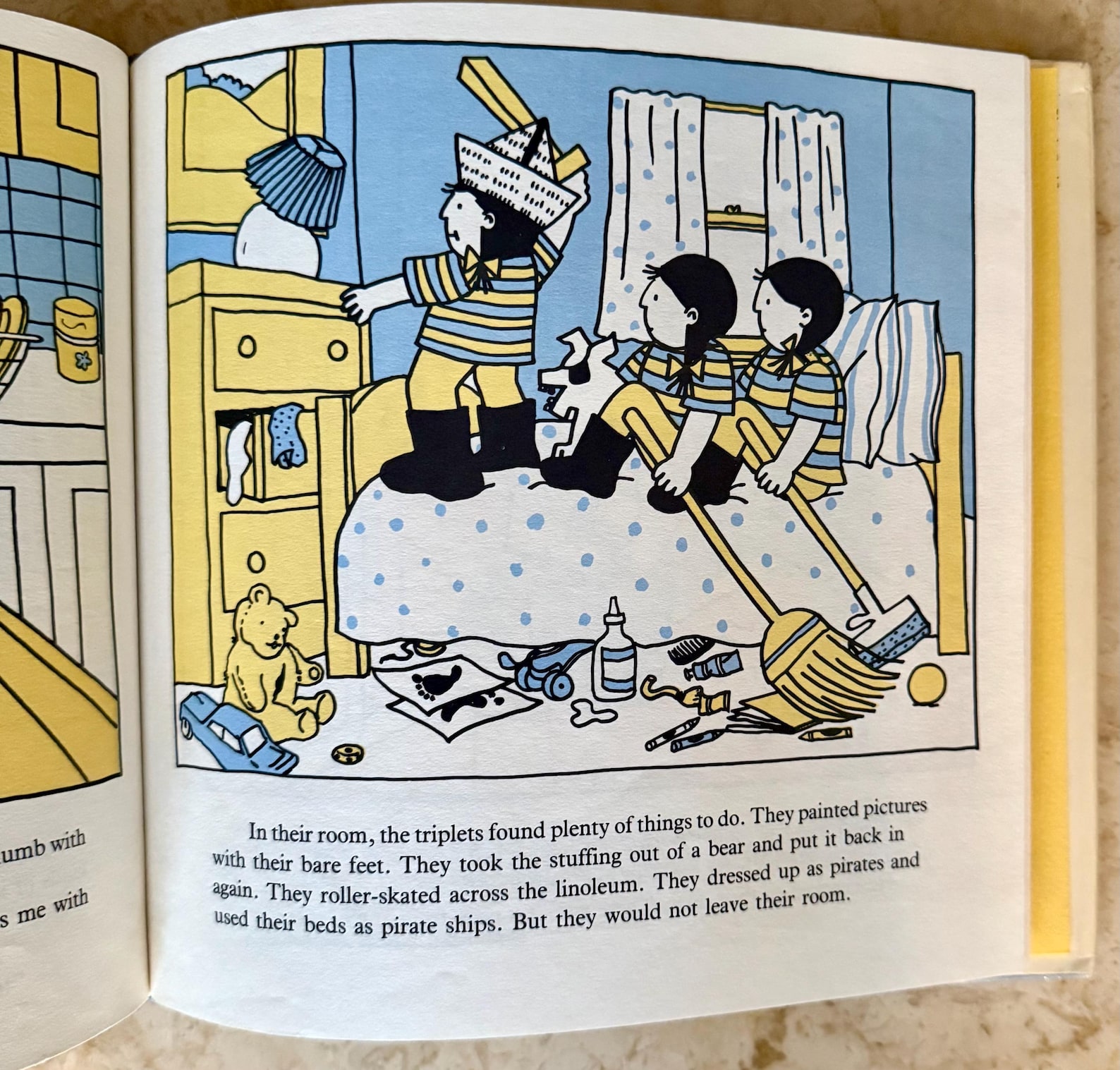 The Triplets: Barbara Seuling 1980 Hardcover Library Edition - Etsy