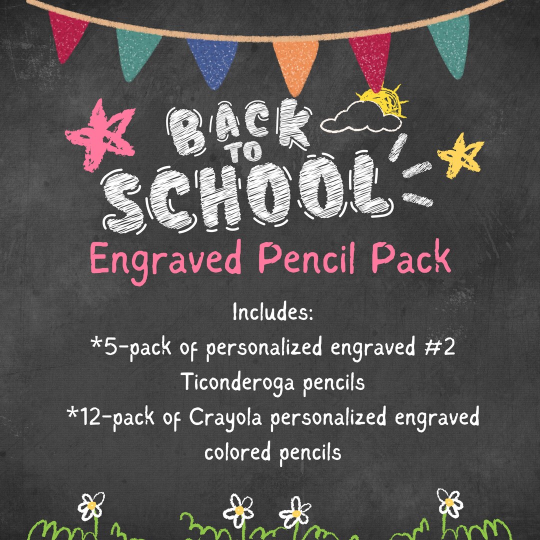 Back to School Pencil Pack - Bundle! - Etsy