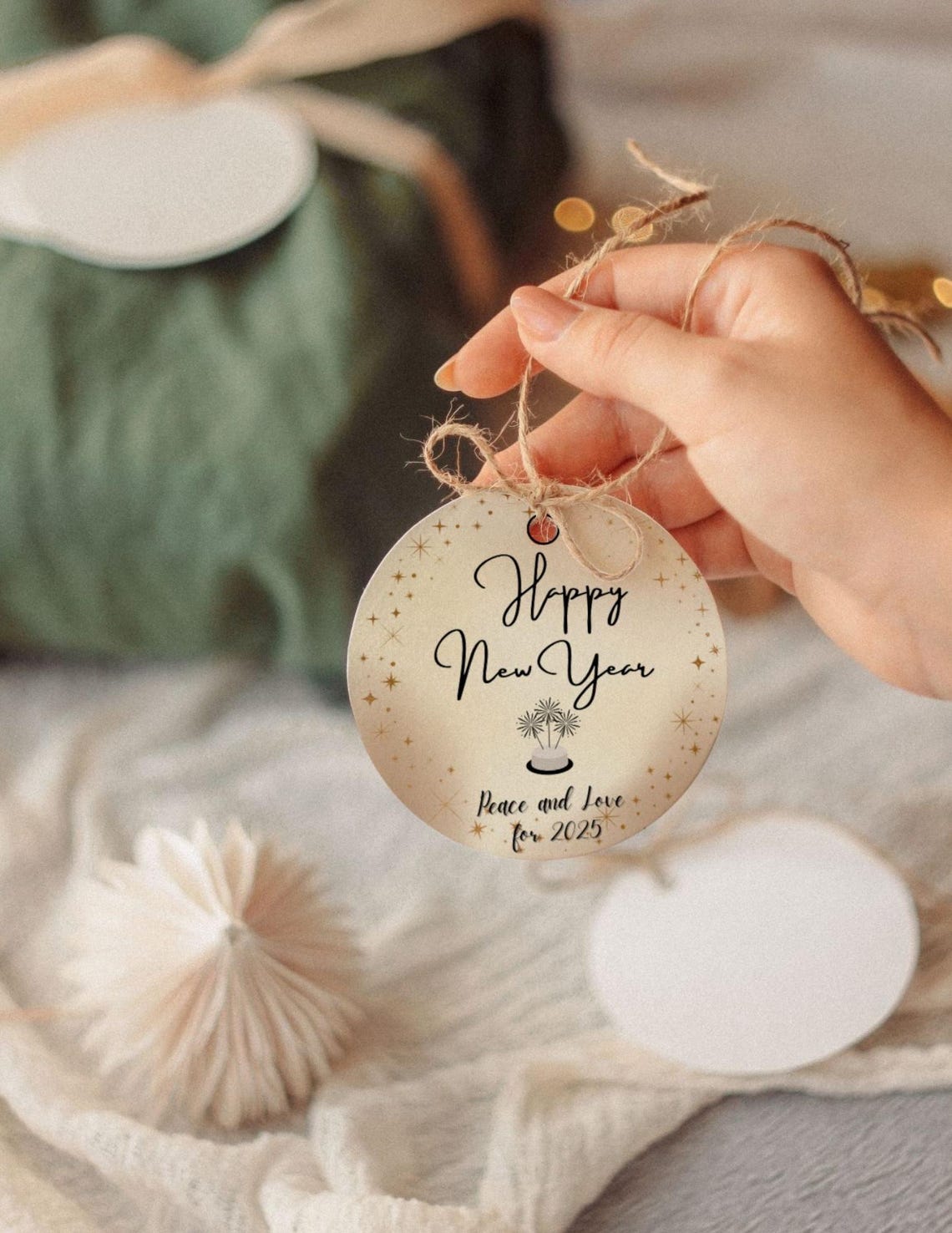 Happy New Year Gift Tags | Printable Gift Tags Set | Instant Download ...