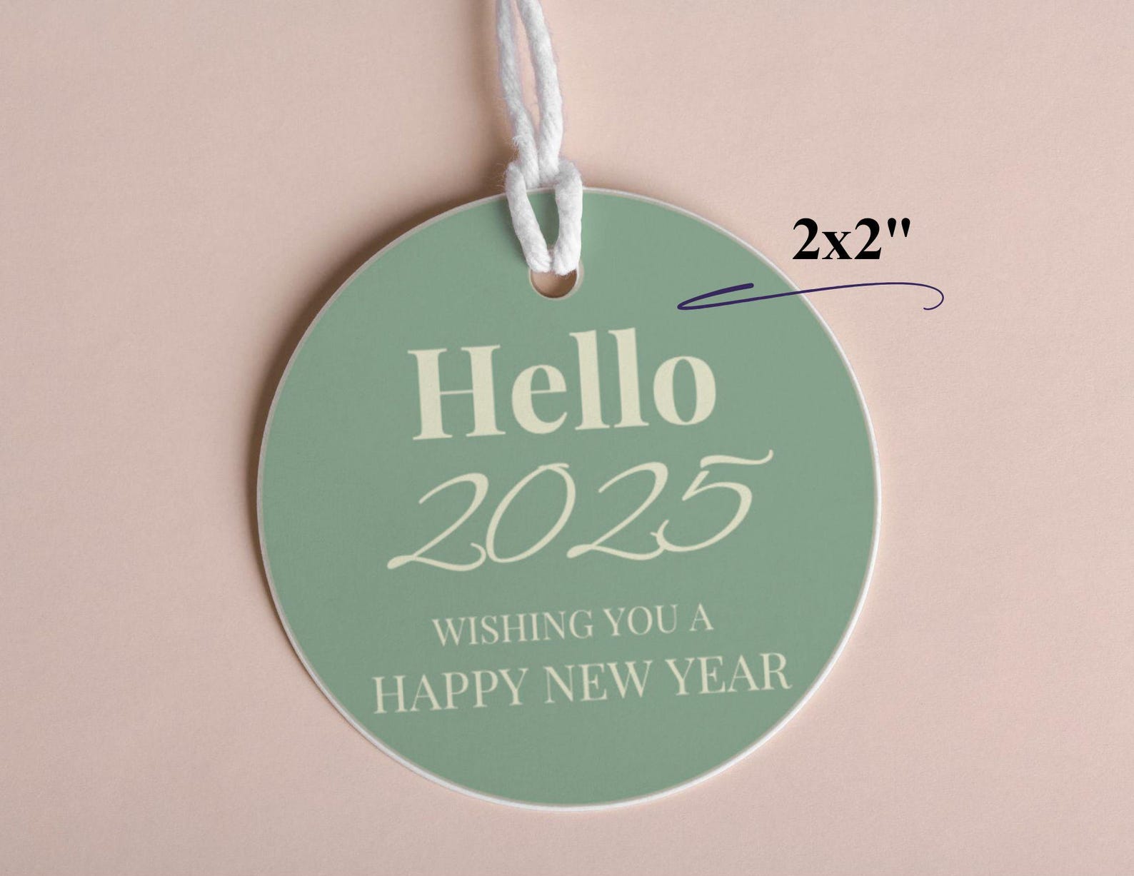 Happy New Year Gift Tags | Printable Gift Tags Set | Instant Download ...