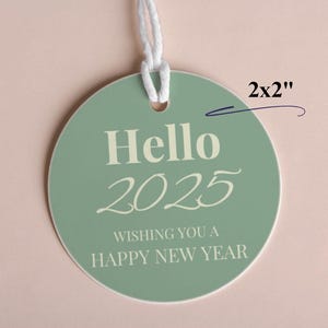 Happy New Year Gift Tags | Printable Gift Tags Set | Instant Download ...