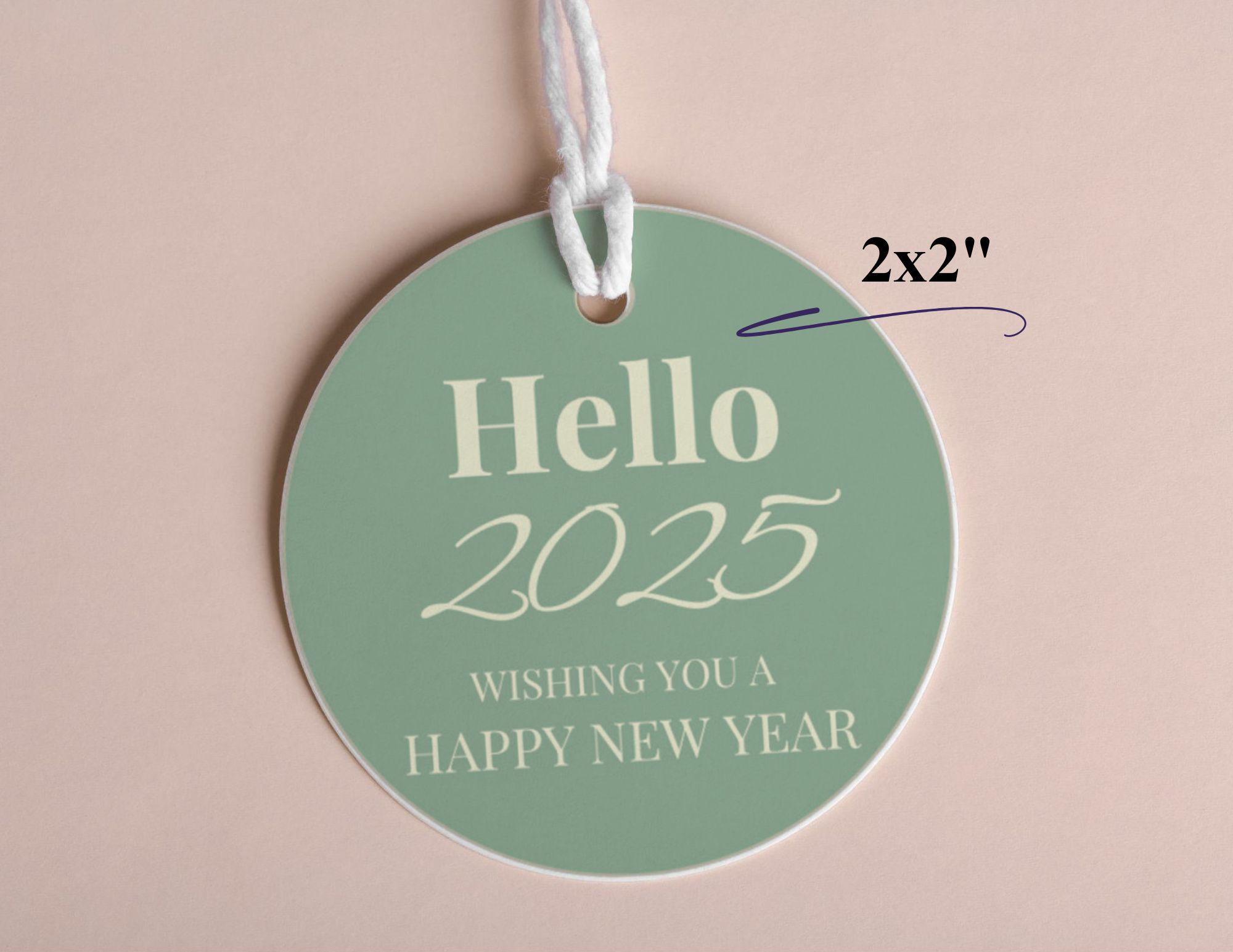 Happy New Year Gift Tags | Printable Gift Tags Set | Instant Download ...