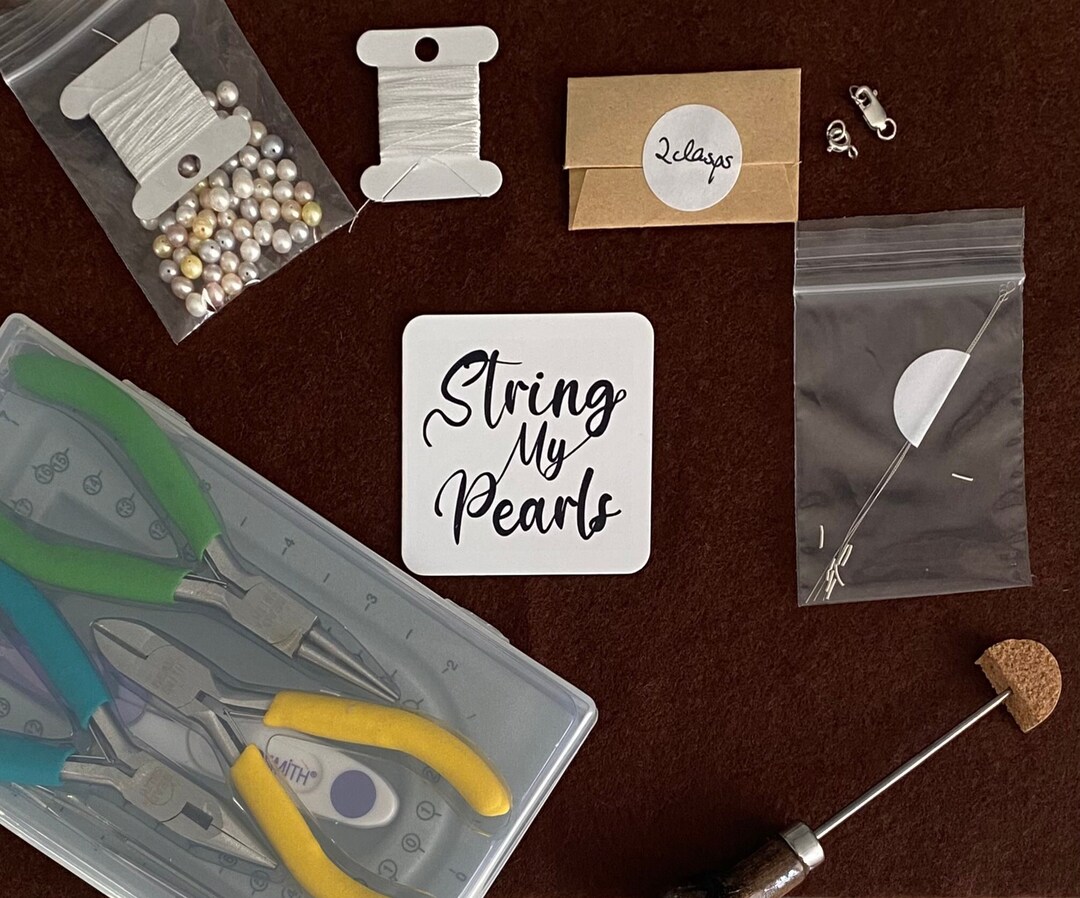 Pearl Stringing Starter Craft Kit for Beginners adults Only - Etsy