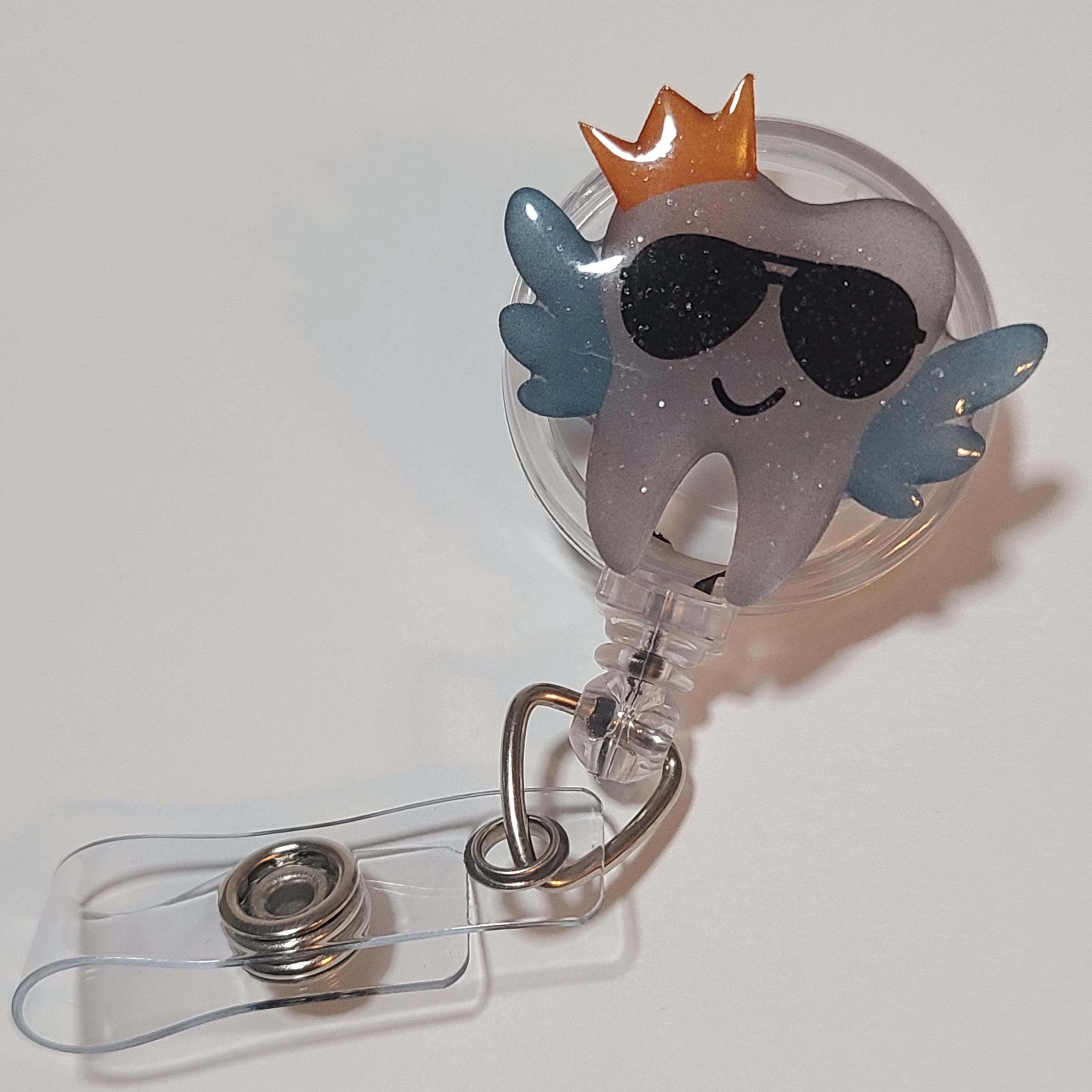 Dentist / Dental Assistant Tooth Badge Reel Charm - Etsy