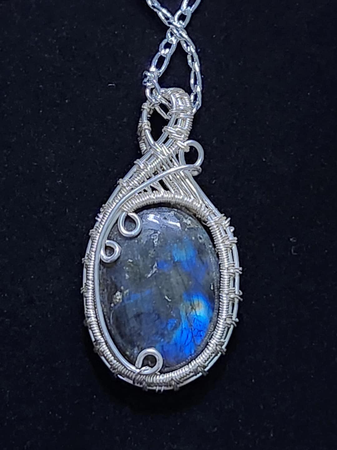 Wire Wrapped Stone Pendant - Etsy