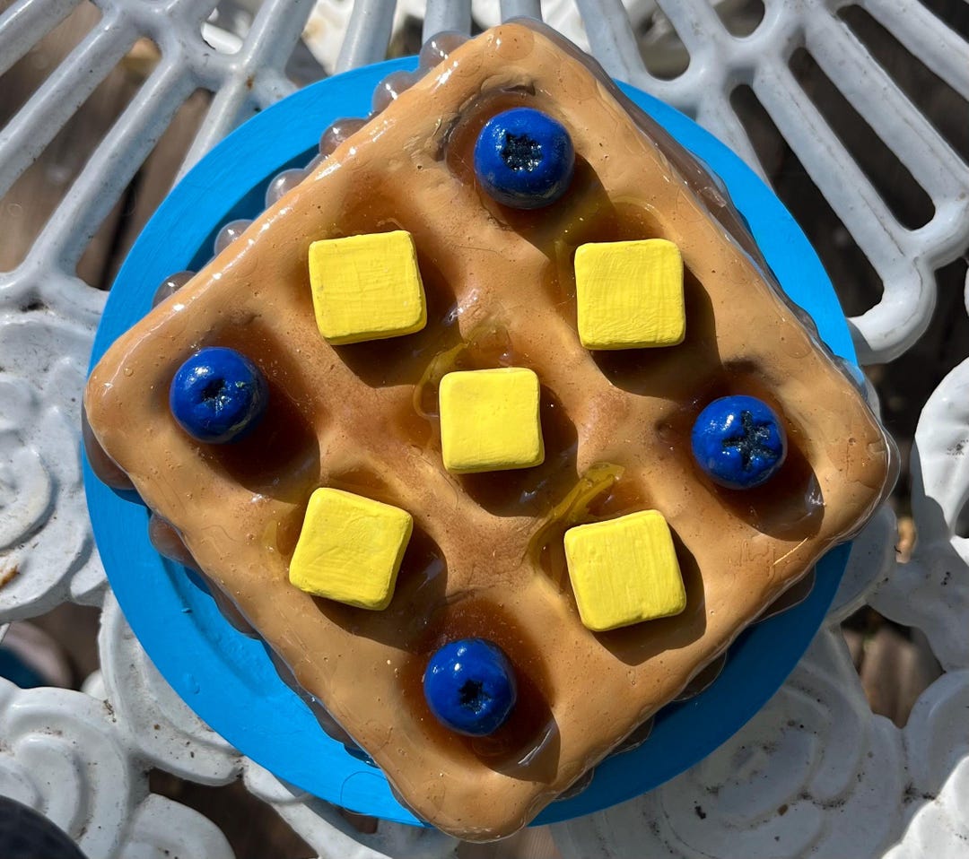 Waffle Tic Tac Toe Board - Etsy