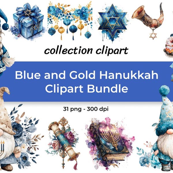 Hanukkah Cliparts - Etsy