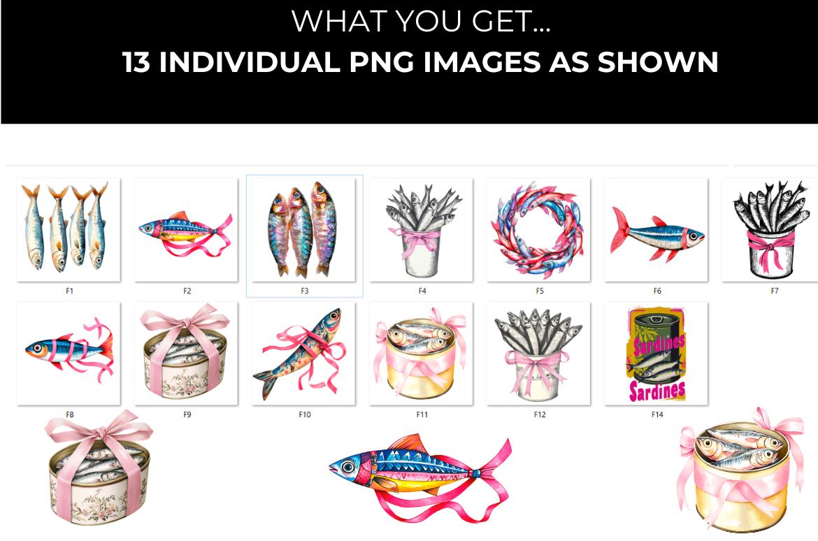 Vintage Fish Clipart Set – 13 PNG - Etsy
