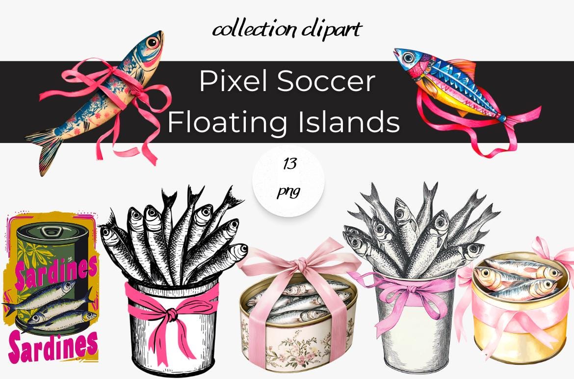 Vintage Fish Clipart Set – 13 PNG - Etsy