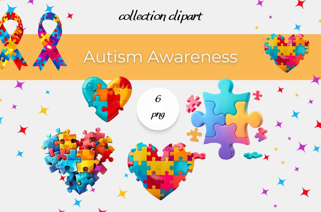 Autism Awareness Clipart-6 Png Images - Etsy