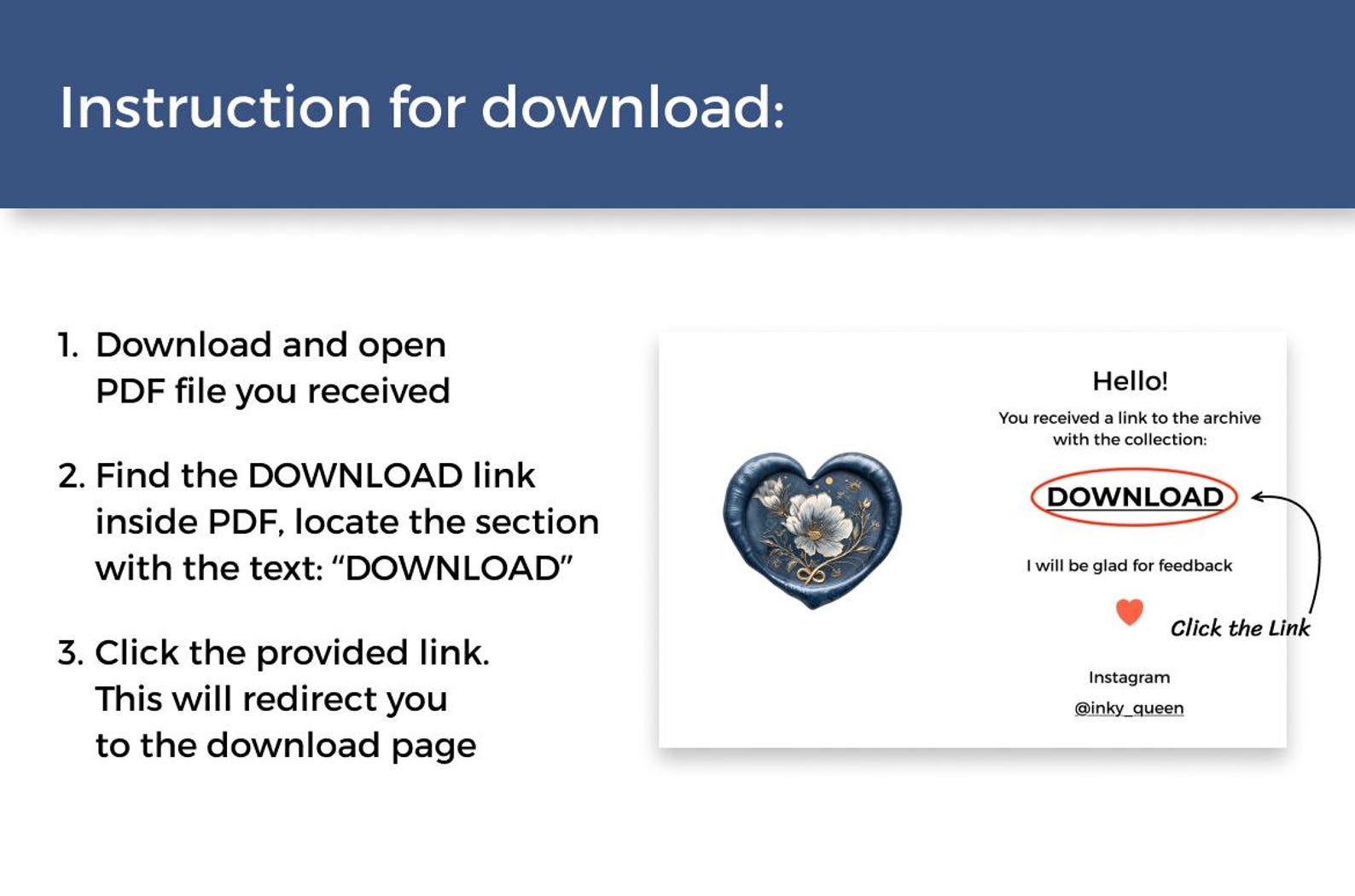 Watercolor Delft Blue Valentine Clipart: Porcelain Flowers, Hearts (PNG ...