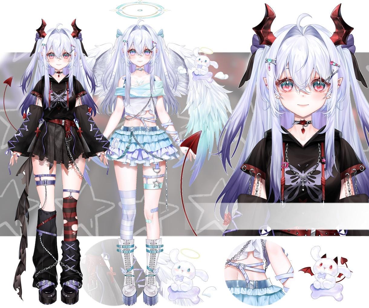 Custom Vtuber Model Live2d | Full Body / Half Body/bust-up | Anime ...