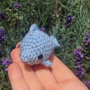 Amigurumi Dolphin Keychain | Crochet Pattern by Delphinescrochets ...