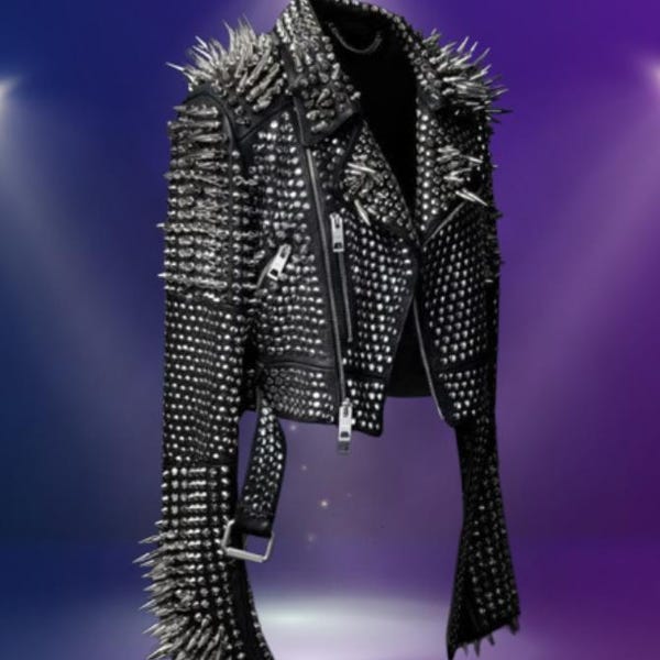 Mens Studded Jacket - Etsy