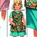 1960s Simplicity 6809 Vintage Sewing Pattern Full Apron, Art Smock ...