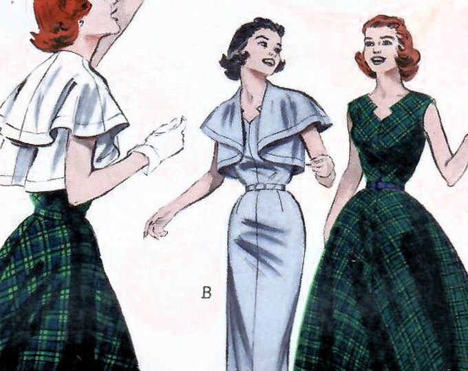 1950s Butterick 8237 UNCUT Vintage Sewing Pattern Misses Coordinates ...