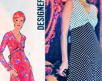 1970s Mccall's 2569 Vintage Sewing Pattern Misses Jumper, Vest, Fitted ...