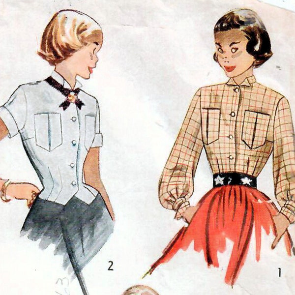 Weskit Blouse - Etsy