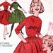 1960s Simplicity 5588 Vintage Sewing Pattern Blouson Dress, Jumper ...
