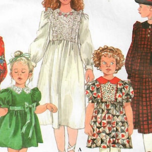 1990s Simplicity 9160 UNCUT Vintage Sewing Pattern Full Skirt Dress ...