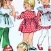 1970s Simplicity 5993 Vintage Sewing Pattern Toddler Full Skirt Dress ...