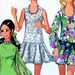 1970s Simplicity 8806 Vintage Sewing Pattern Drop Waist Dress - Etsy