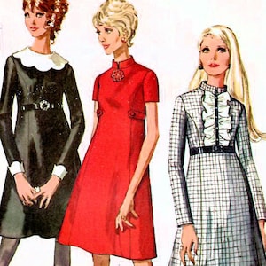 1960s Simplicity 7851 UNUSED Vintage Sewing Pattern Princess Dress, A ...