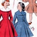 1950s Butterick 7229 UNCUT Vintage Sewing Pattern Princess Coat, Fit ...