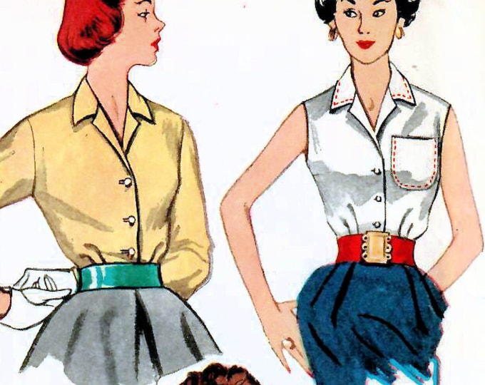 1950s Simplicity 1117 Vintage Sewing Pattern Misses Sheath, Slim Dress ...