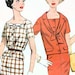 1950s Simplicity 4238 Vintage Sewing Pattern Misses Shirtwaist Blouse ...
