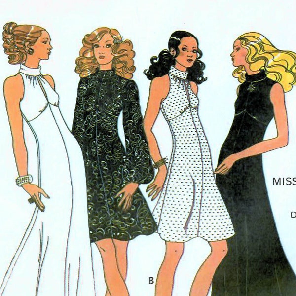 70s Dress Patterns - Etsy