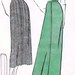 1940s Butterick 4702 Vintage Sewing Pattern Misses Slim Skirt, Midi ...