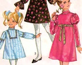 1960s Simplicity 8378 Vintage Sewing Pattern Girls Flared - Etsy